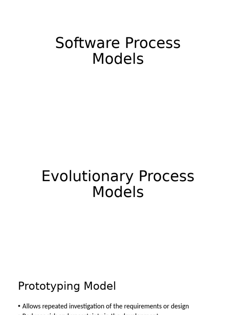 Lecture 13 14 Software Process Models - Evolutionary - Agile | PDF ...