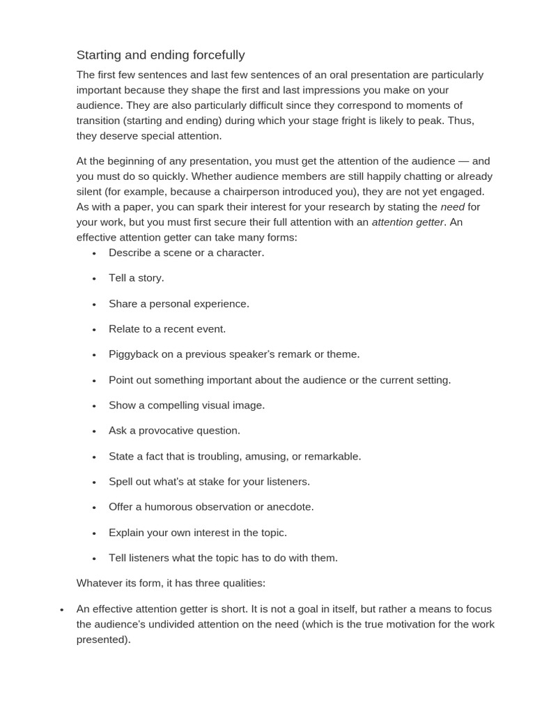 Structure Tips Handout 2 | PDF | Psychology | Cognitive Science