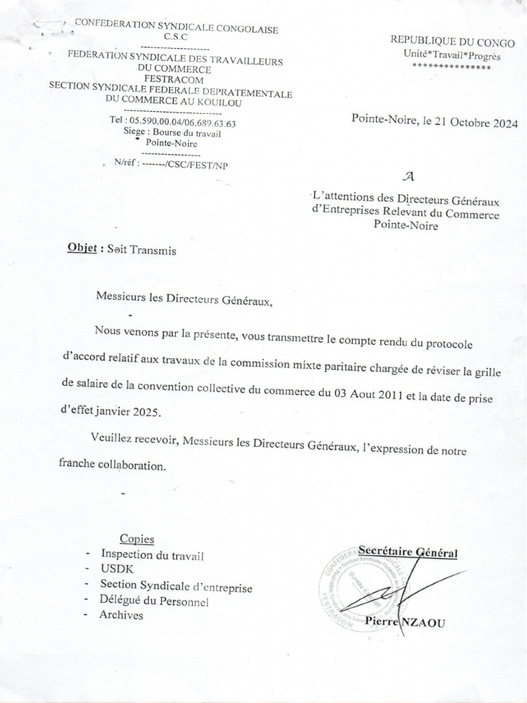 Nouvelle Grille Salariale de La CCC 1738195611 | PDF
