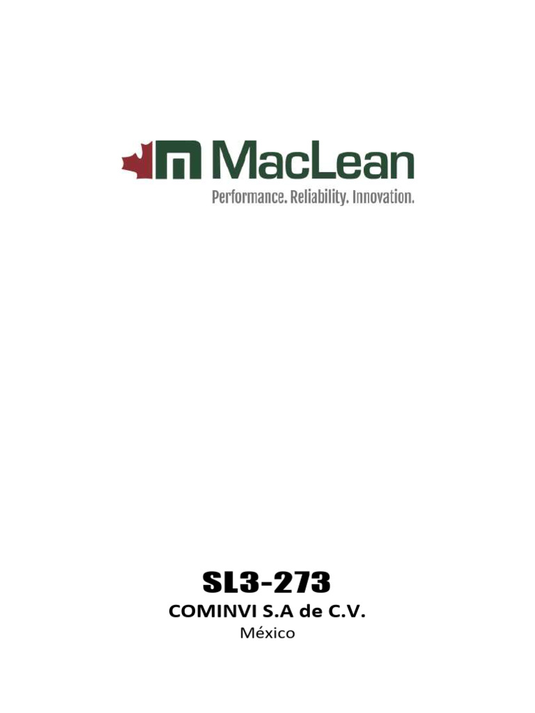 MacLean Engineering Parts Documentation | PDF | Pipe (Fluid Conveyance ...