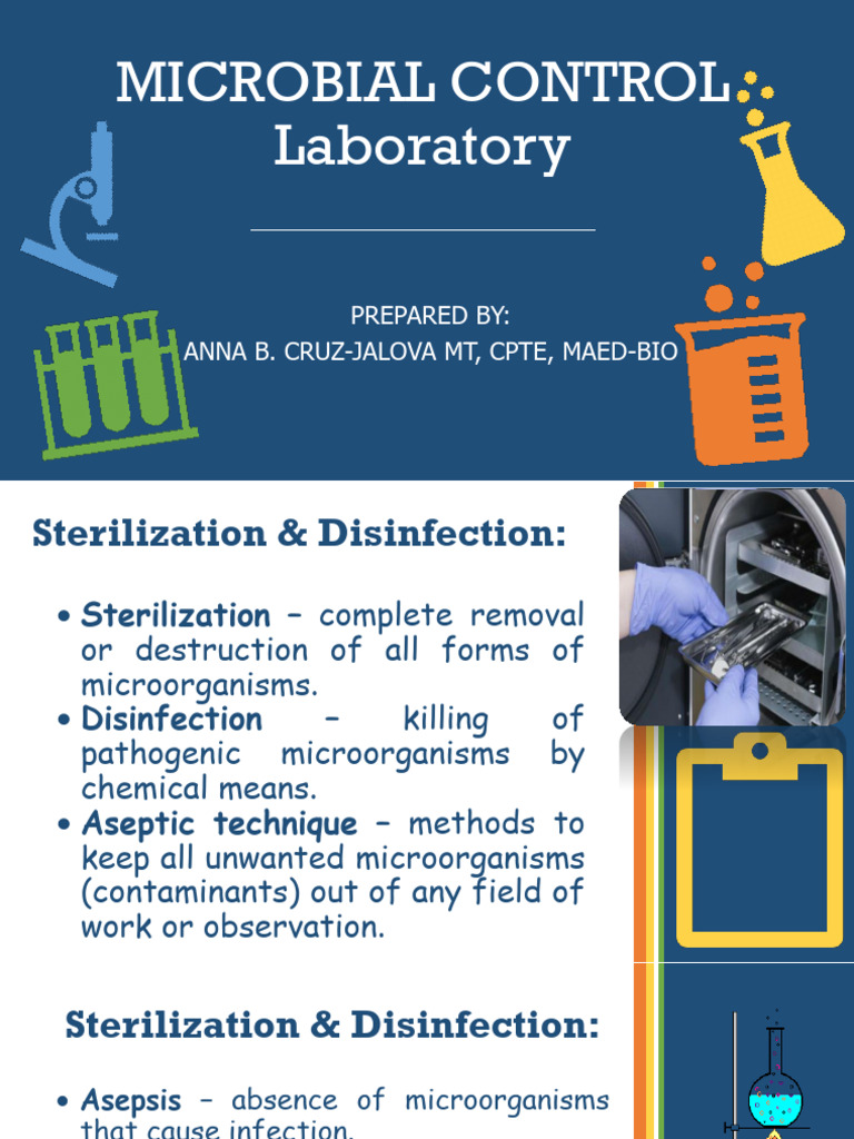 Methods of Microbial Control | PDF | Sterilization (Microbiology ...