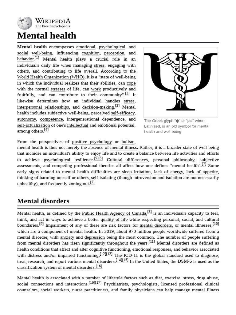 Understanding Mental Health Basics | PDF | Mental Health | Mental Disorder