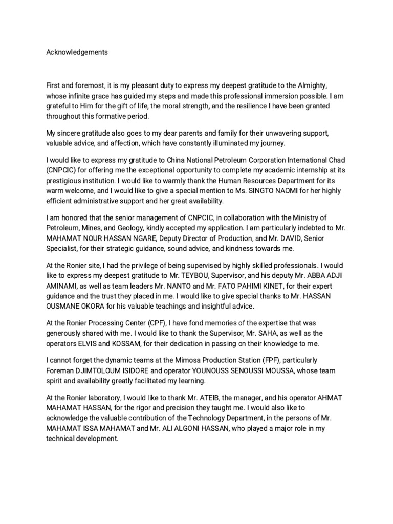 Acknowledgement WPS Office | PDF