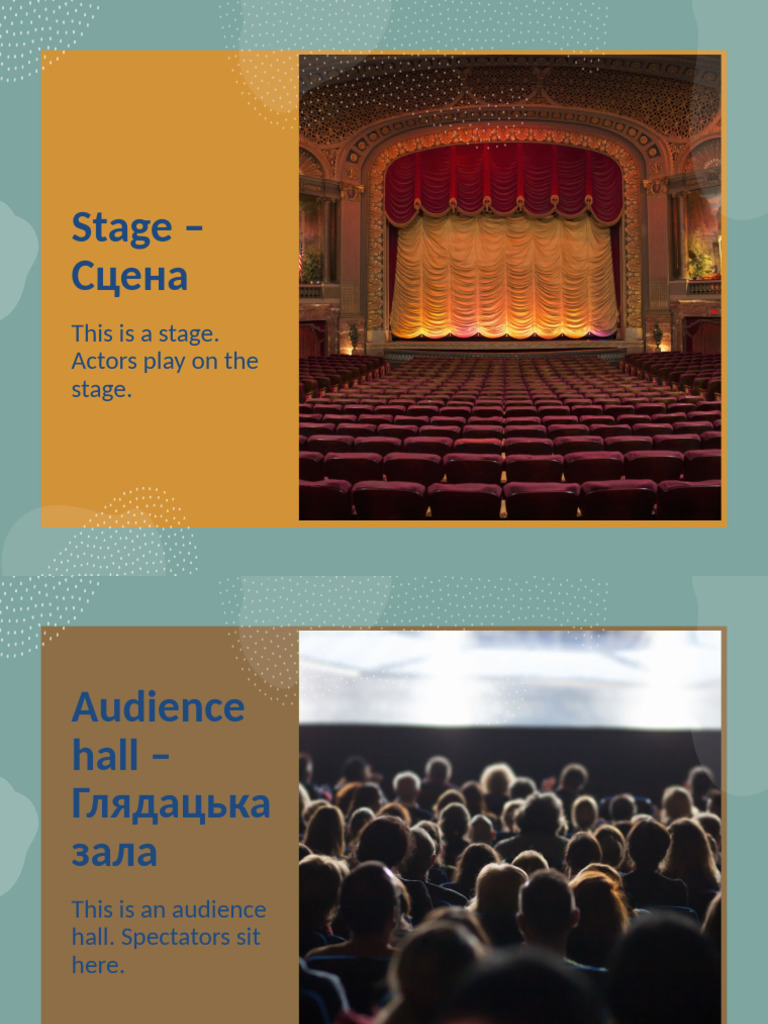 Theatre Flashcards 7class | PDF