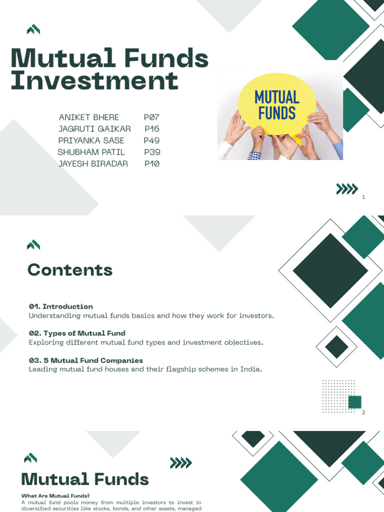 Types of Mutual Funds Explained | PDF | Mutual Funds | Investing