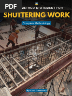 Conventional Shuttering Methodology | PDF | Concrete | Physical Sciences
