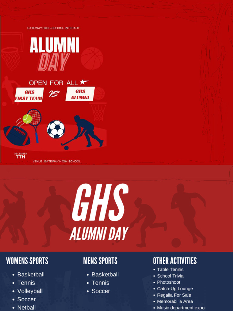 Alumni Sports Day Event Schedule | PDF