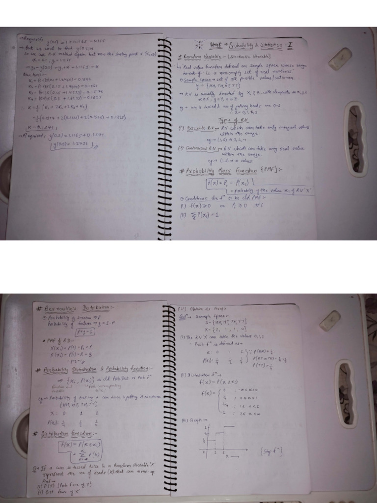 Probability and Statistics - I | PDF