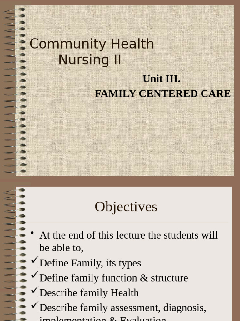 CHN Family Centered Care | PDF | Family | Parent