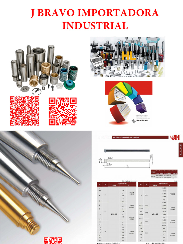 SKD-61 Ejector Pin Specifications | PDF