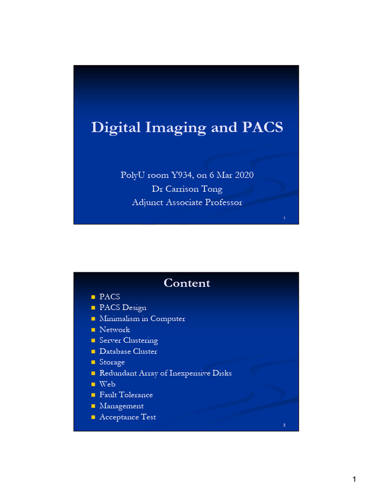 Digital Imaging and PACS | PDF | Computer Science | Computing