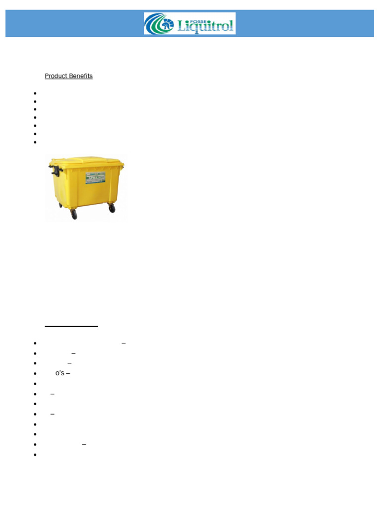 Product Data of 7 Barrel SOPEP Kit SC 141 011 | PDF