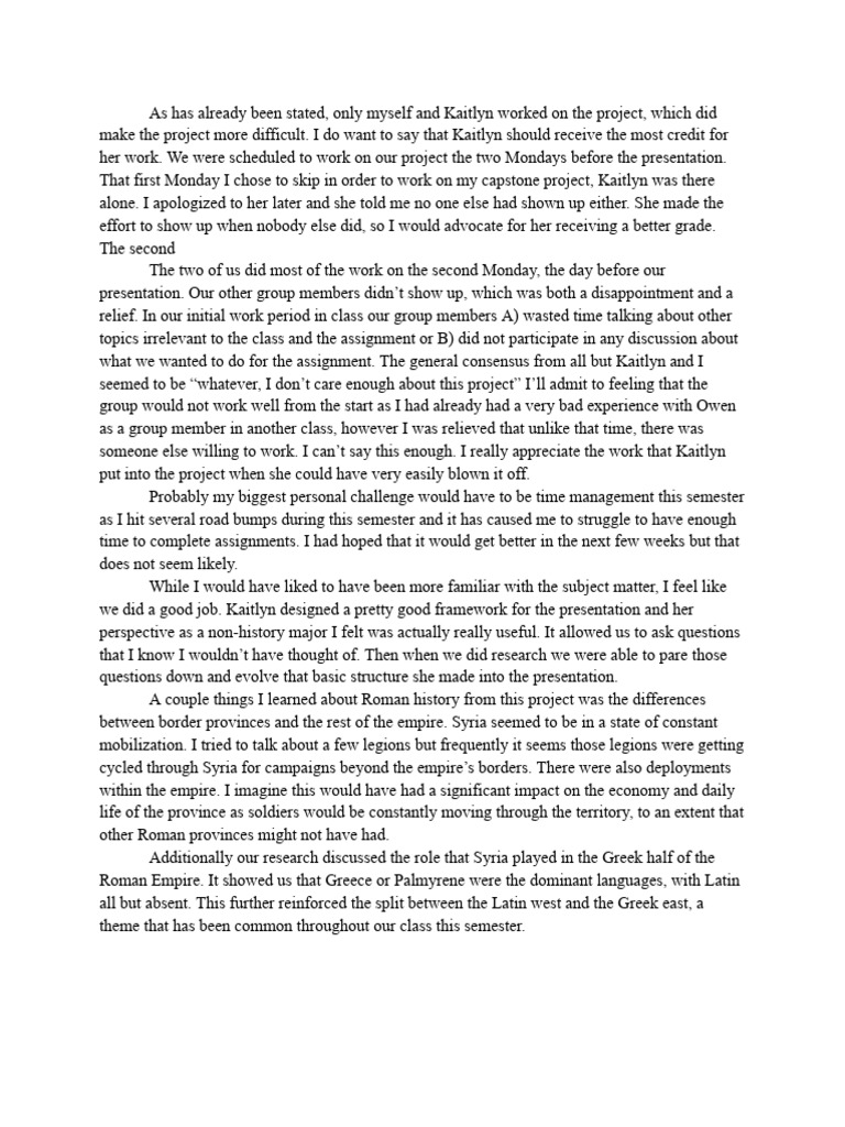 Andrew Heise - Province Project | PDF | Roman Empire