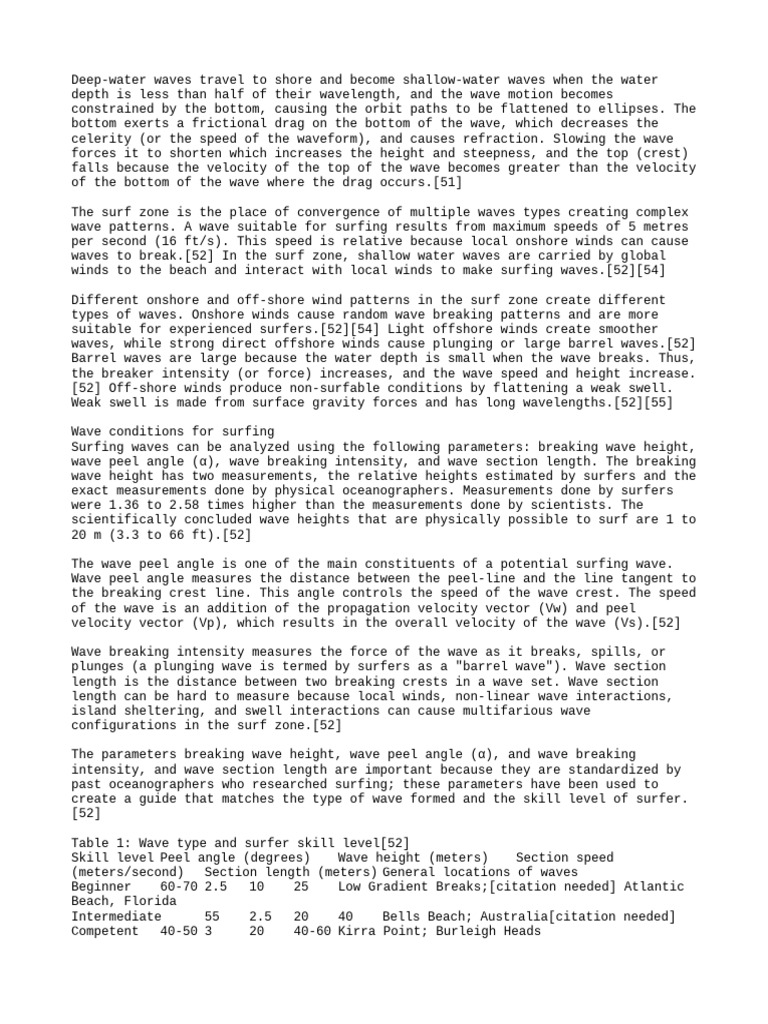 Deep-Water Waves Travel To Shore An | PDF | Physical Phenomena | Motion ...