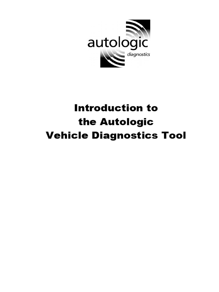 Autologic User Manual v3 | PDF | Usb | Windows Vista