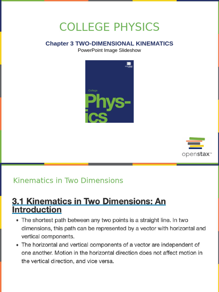 Two-Dimensional Kinematics Overview | PDF | Euclidean Vector | Velocity