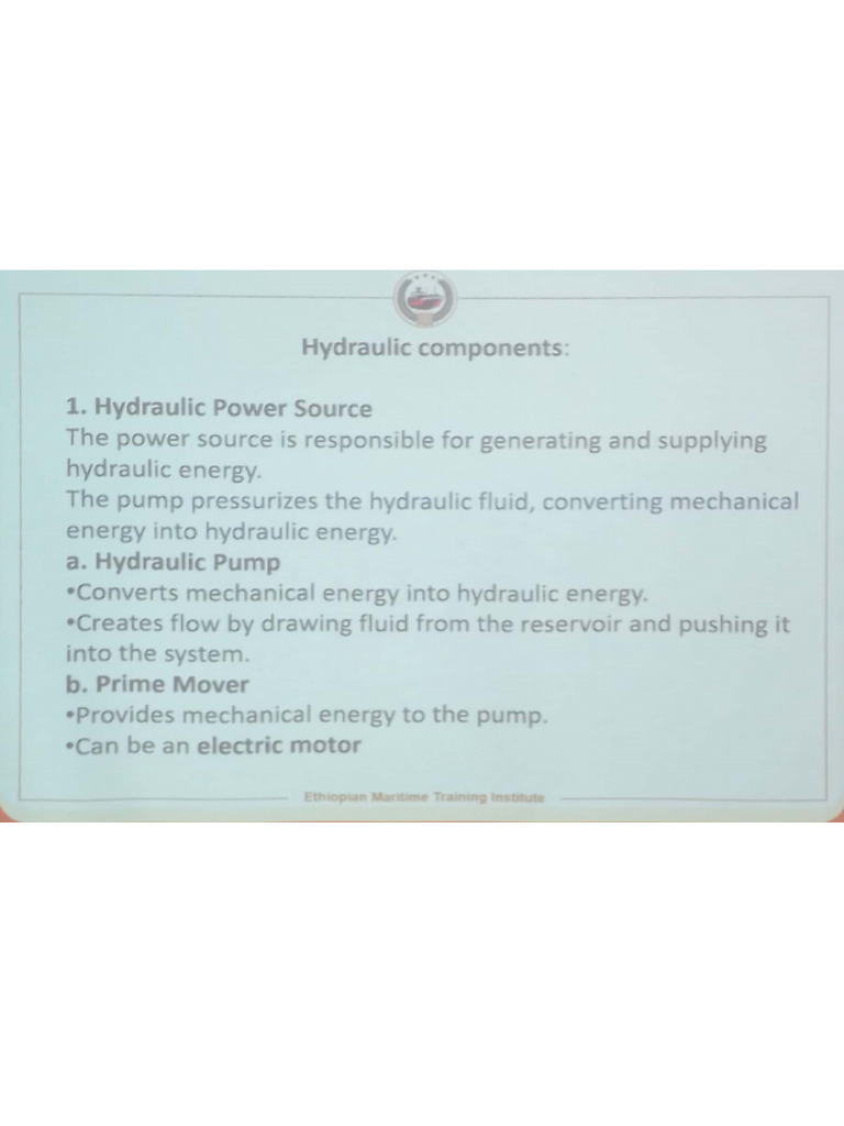 Hydroulic Component | PDF