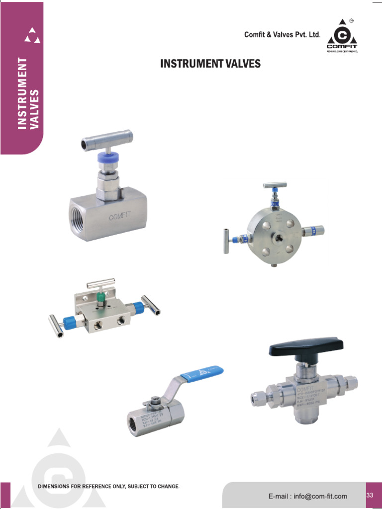 Comfit Valves | PDF