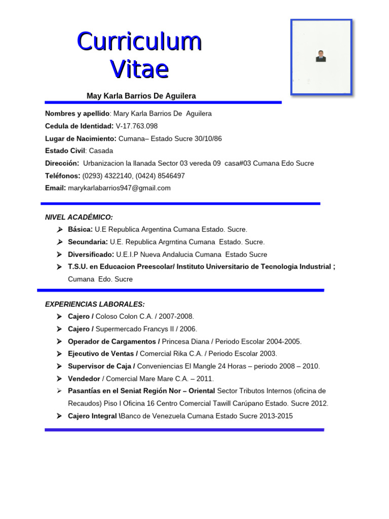 Curriculum de Ronny Actualizado | PDF