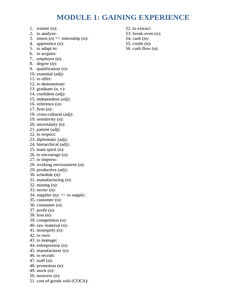 Module 1 + Exercises | PDF | Economies | Business