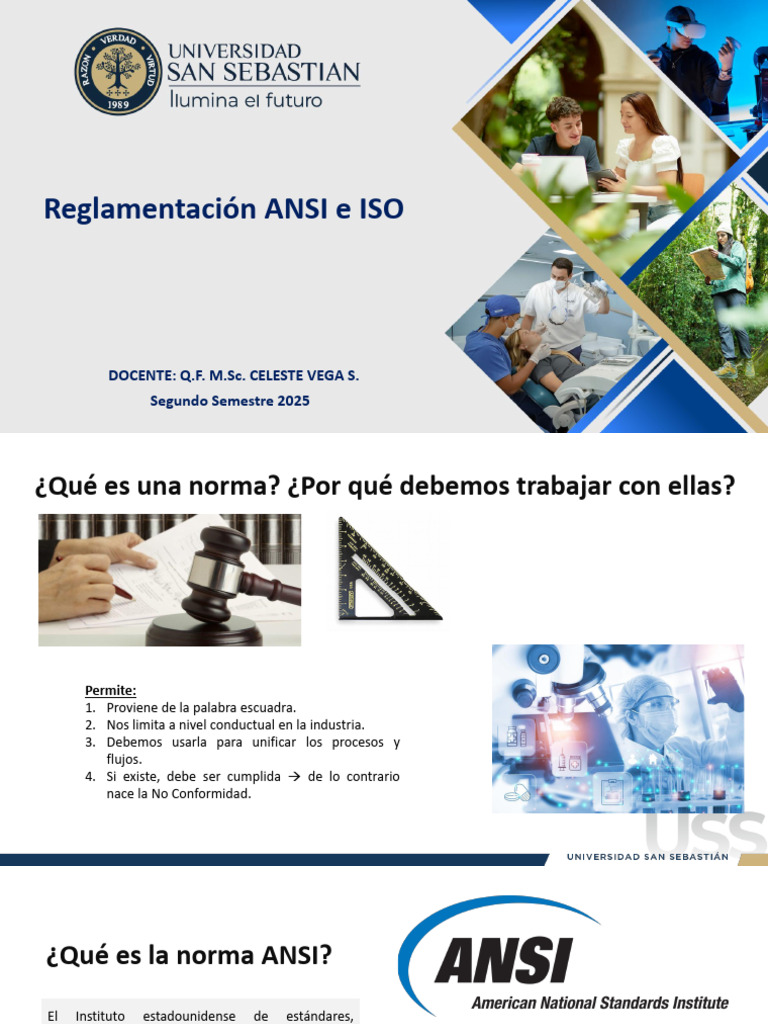 Normas ANSI e ISO: Guía 2025 | PDF | Calidad (comercial) | Gestión de ...