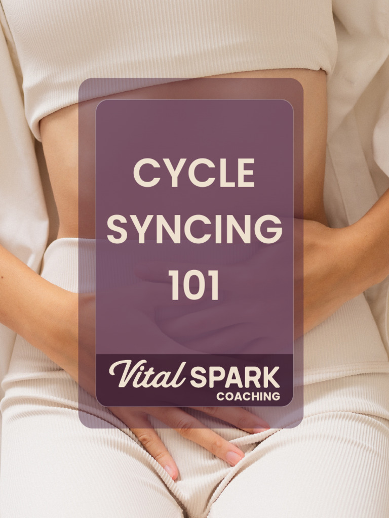 Cycle Syncing for Women's Health | PDF | Menstrual Cycle | Female Mammals