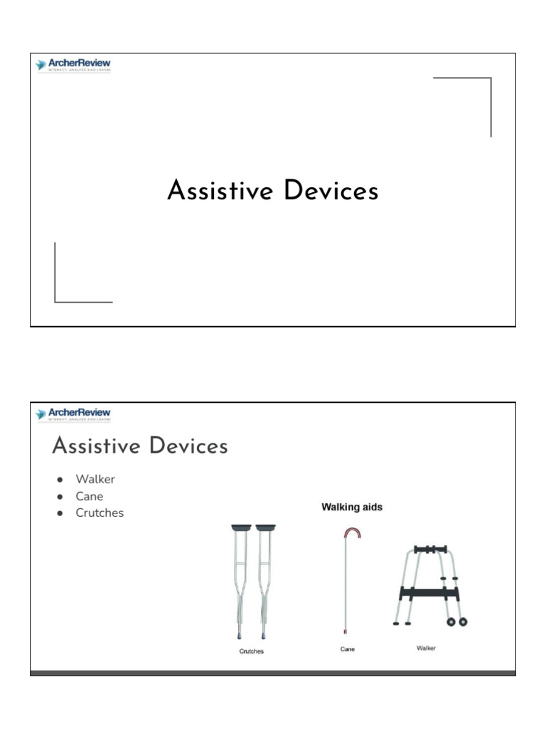 Assistive Devices | PDF