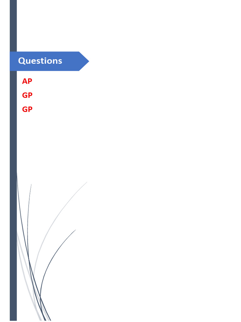 AP GP HP Questions | PDF