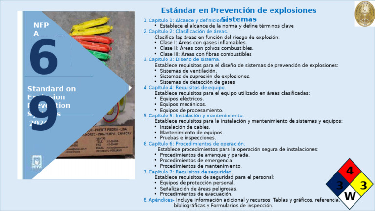 Prevención de Explosiones: Estándar NFPA 69 | PDF