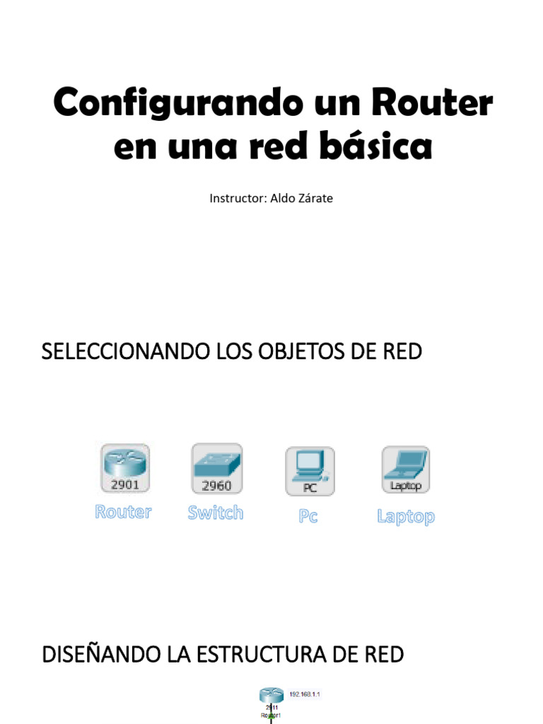 Configurando Router en Una Red Básica | PDF