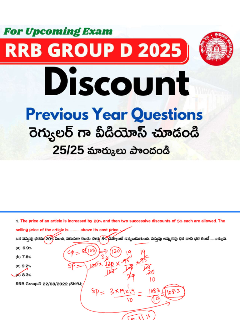Discounts and Selling Price Calculations | PDF