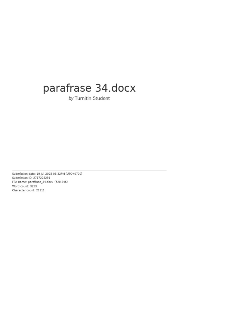 Hasil-Plagiarisme-Parafrase 34 | PDF