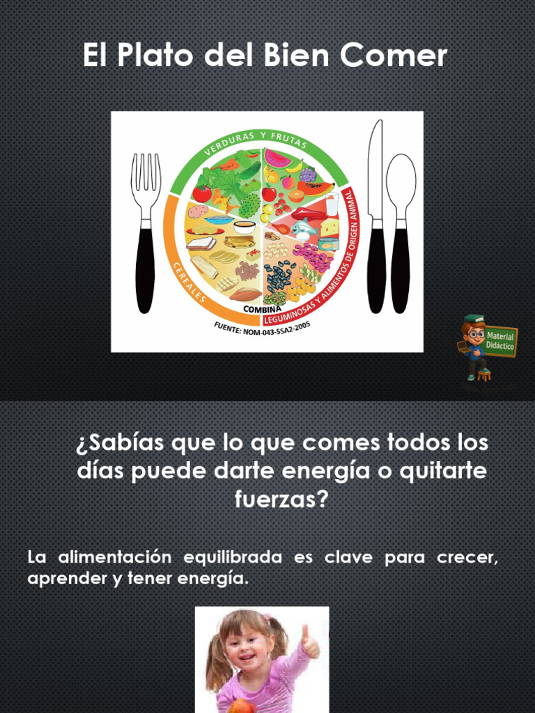 Guía del Plato del Bien Comer | PDF