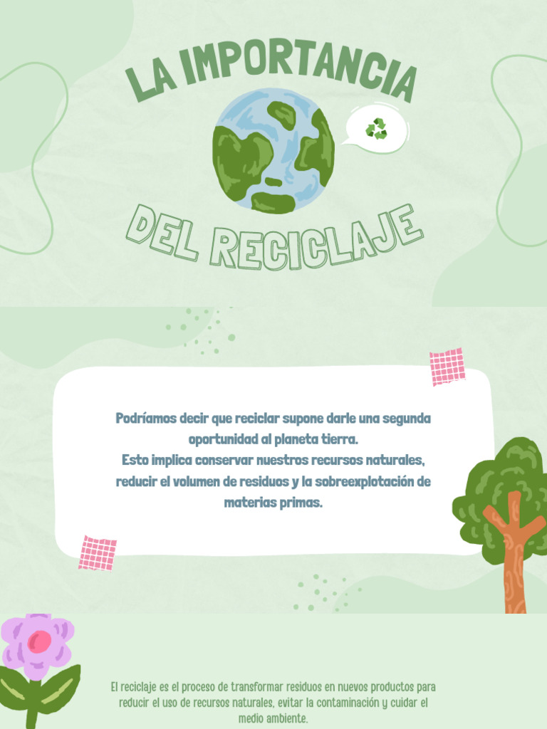 Dia Mundial Del Reciclaje | PDF | Residuos | Reciclaje