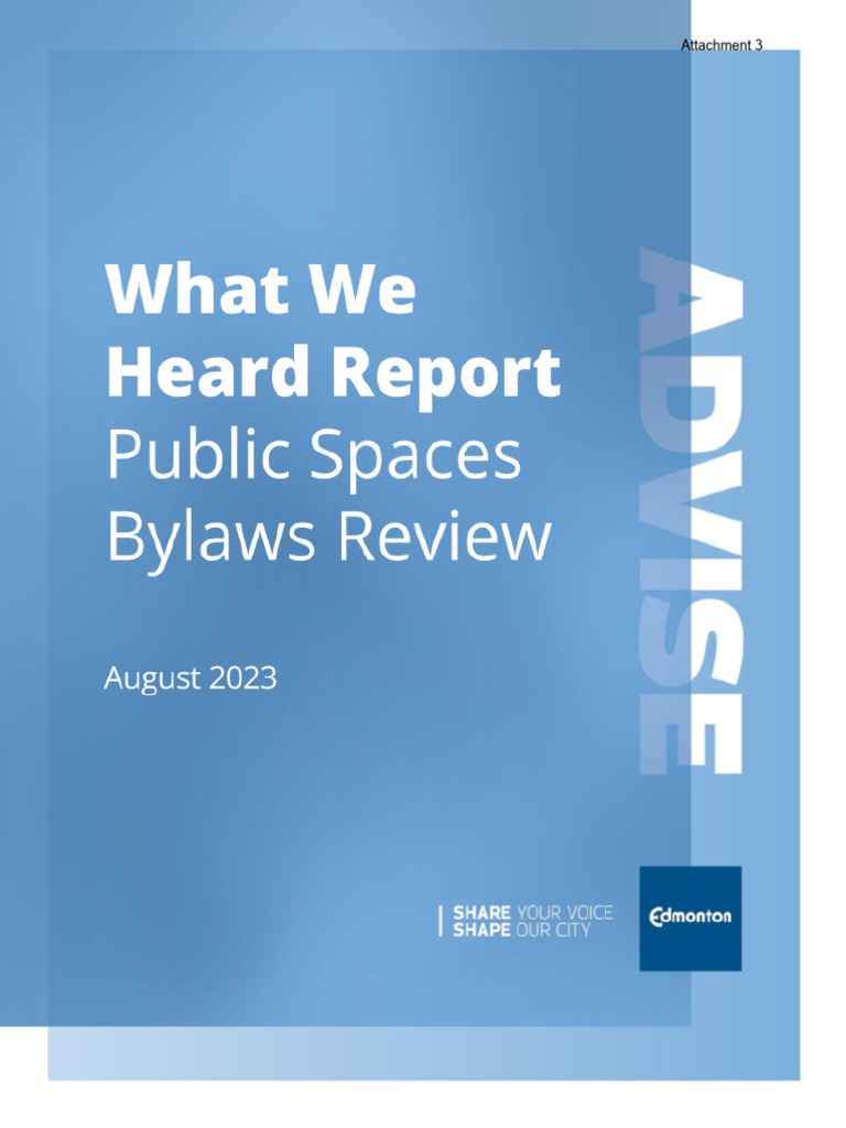 Attachment 3 - ELS02103rev - What We Heard Report and Appendix | PDF ...