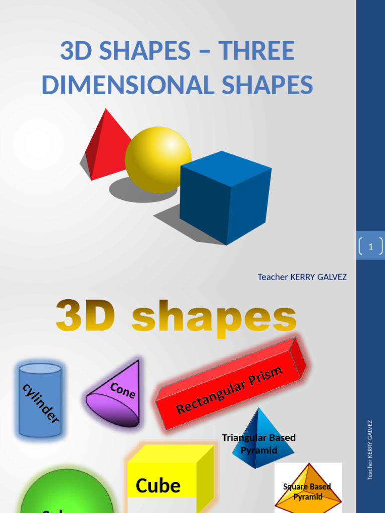 Chapter 1 3d Shapes Surface Area | PDF | Triangle | Shape