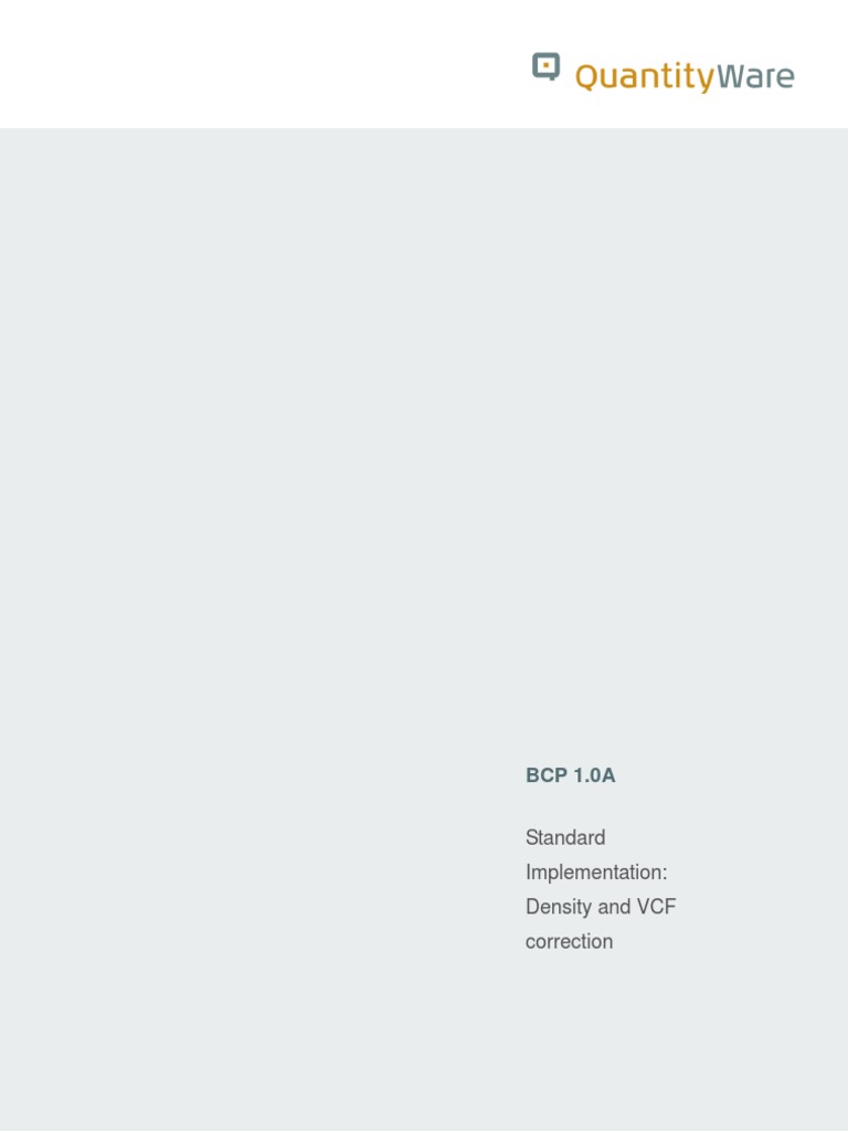 Density and VCF Correction | PDF | Parameter (Computer Programming) | Rounding