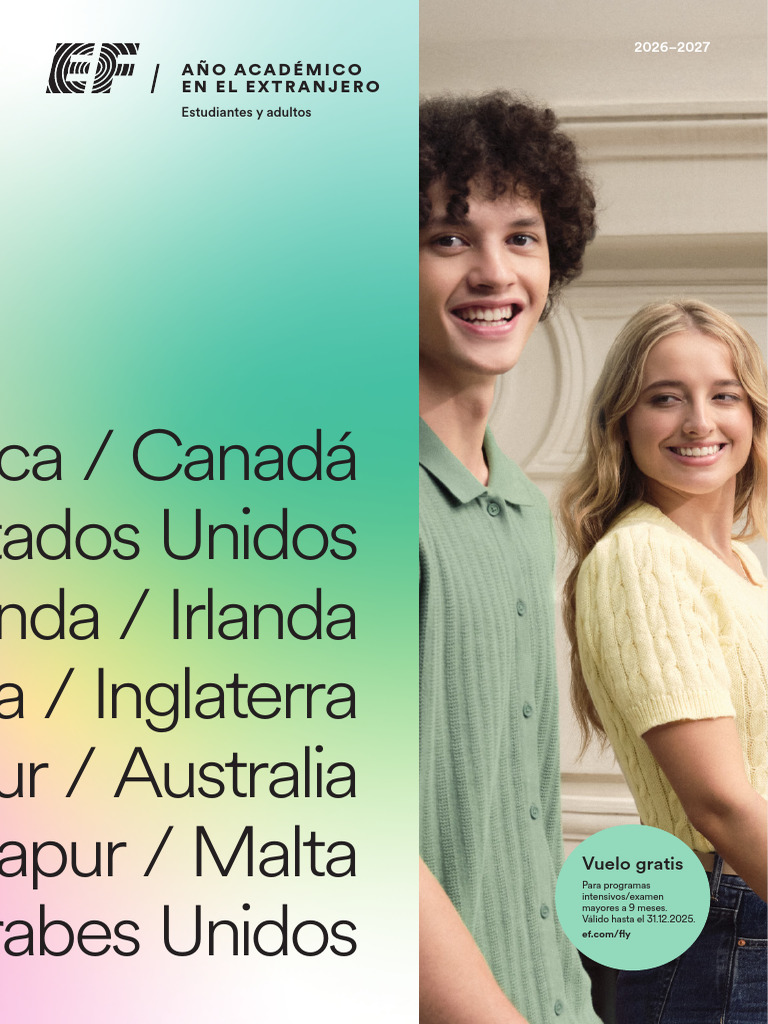 Brochure Año Académico EF 2026-2027 | PDF | Sistema internacional de ...