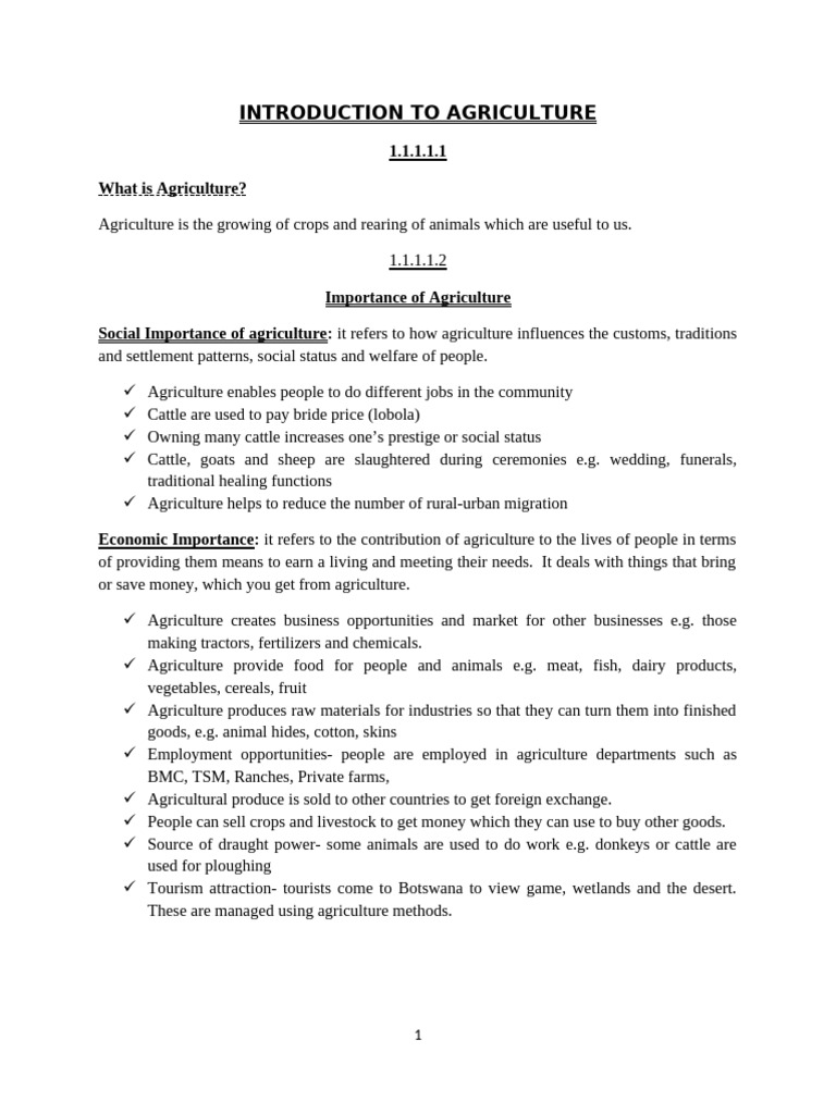 Introduction To Agriculture | PDF | Fertilizer | Soil
