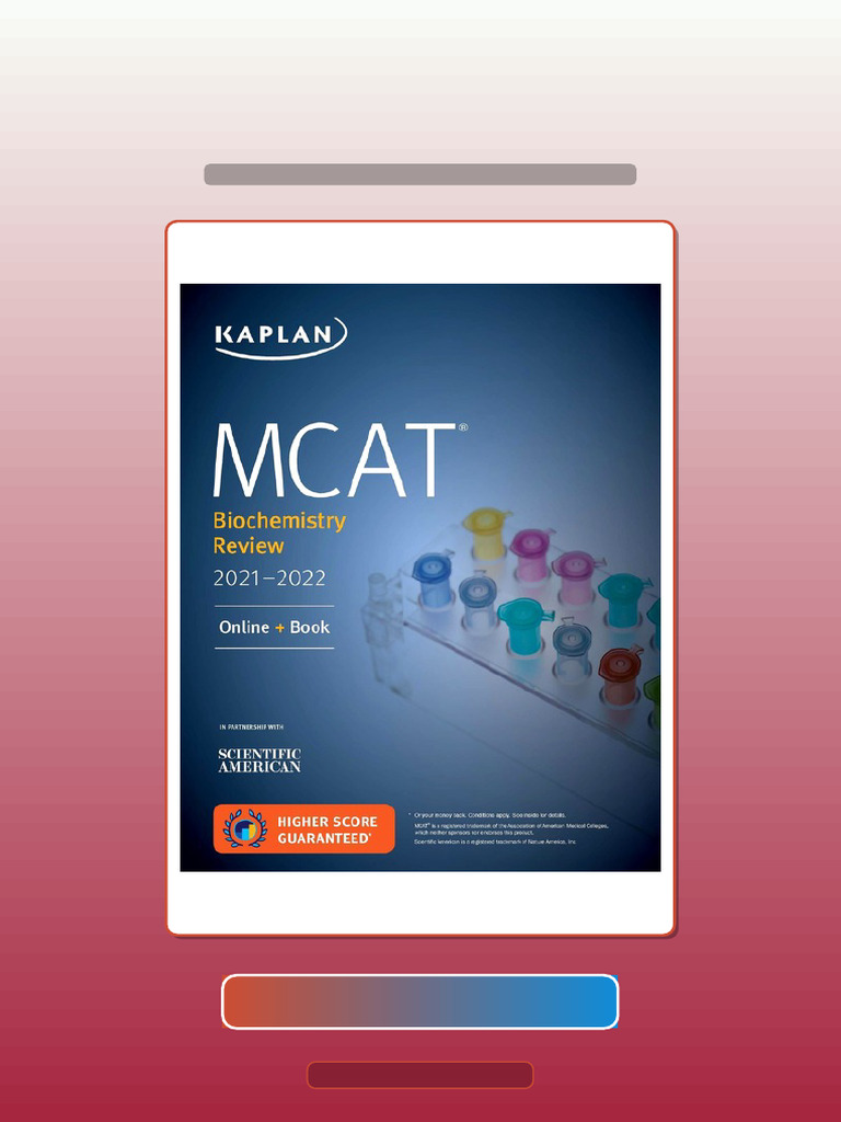 Authorized MCAT Biochemistry Review 20212022 Online Book by Kaplan Test ...