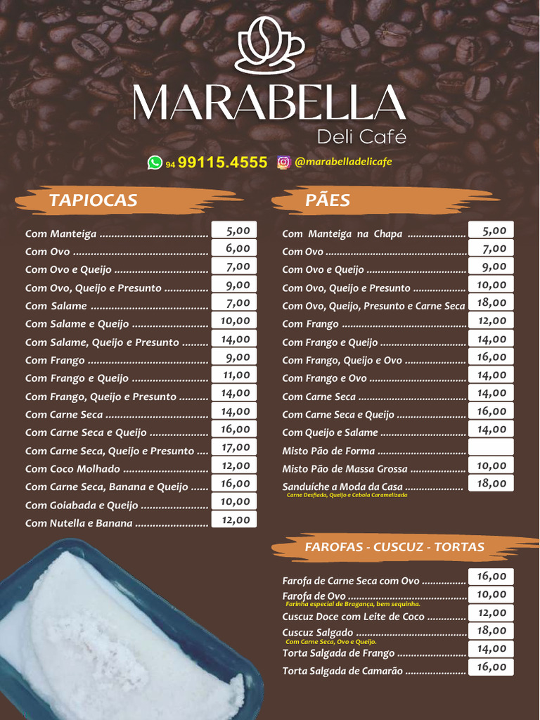 Marabella - CARDÁPIOS | PDF | Culinária ocidental | Culinária