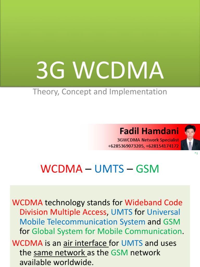 3G WCDMA: Theory and Implementation | PDF | Computers