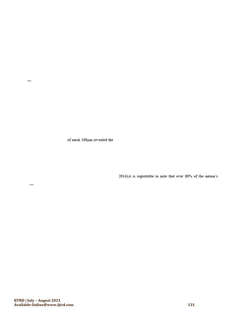 Evaluating The Refractory Properties of Ikere and Igbara - Odo ...