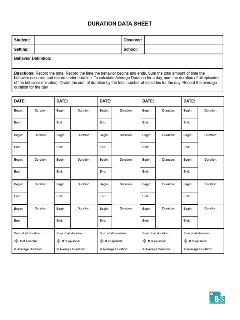 Duration Data Sheet .Docx 1 | PDF