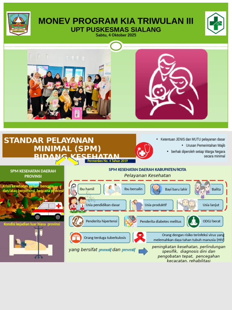 Monev Program KIA Triwulan III 2025 | PDF