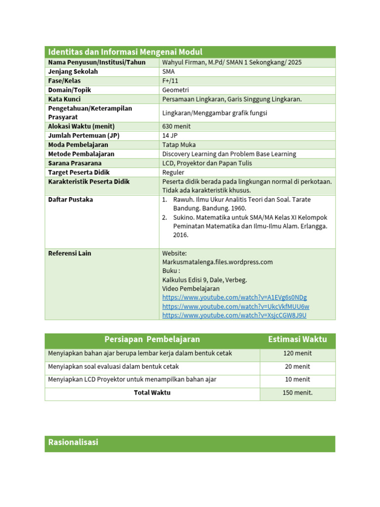 Modul Ajar Math F+2 Final | PDF