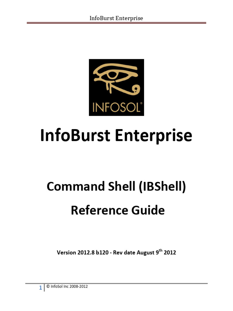 Command Shell Reference1 | PDF | Command Line Interface | Computer File
