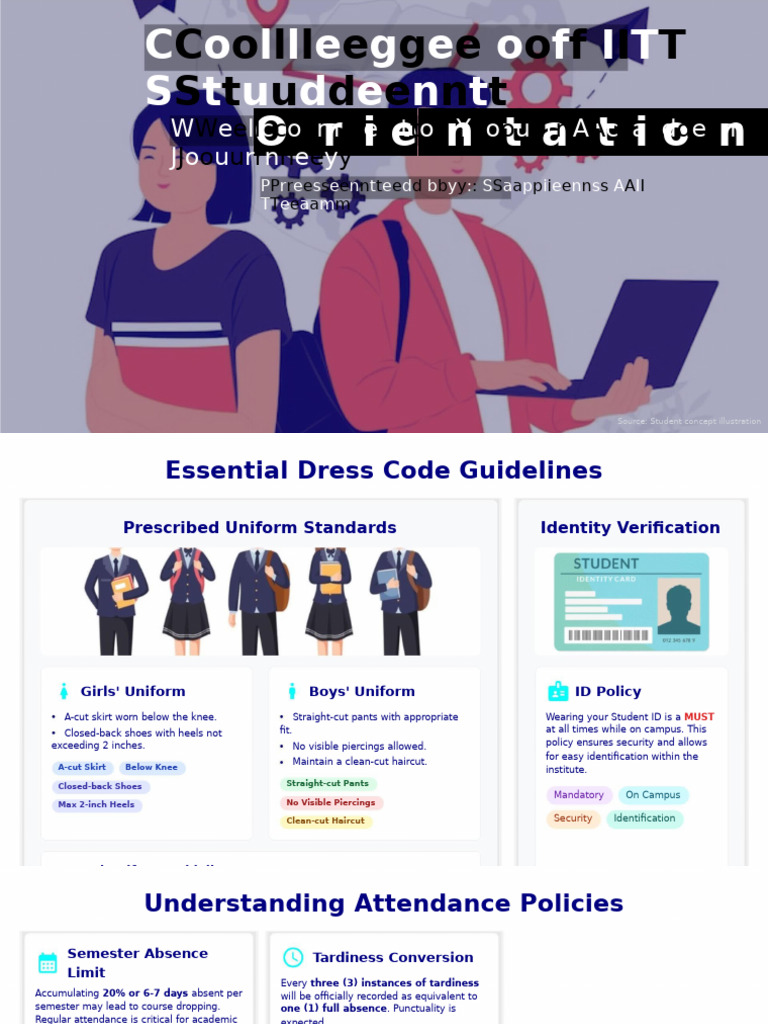 Create CIT Student Orientation PowerPoint | PDF | Clothing | Fashion