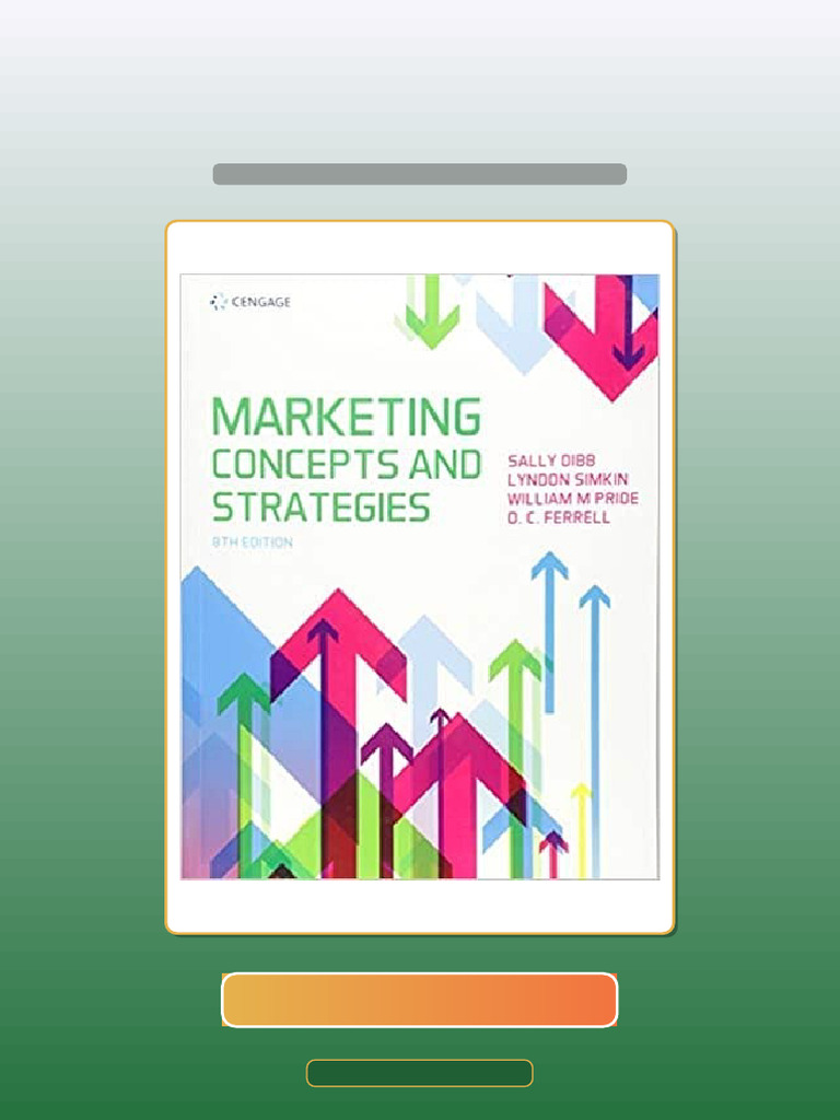 Marketing Concepts Strategies 8th Edition Ebook and TestBank Bundle ...