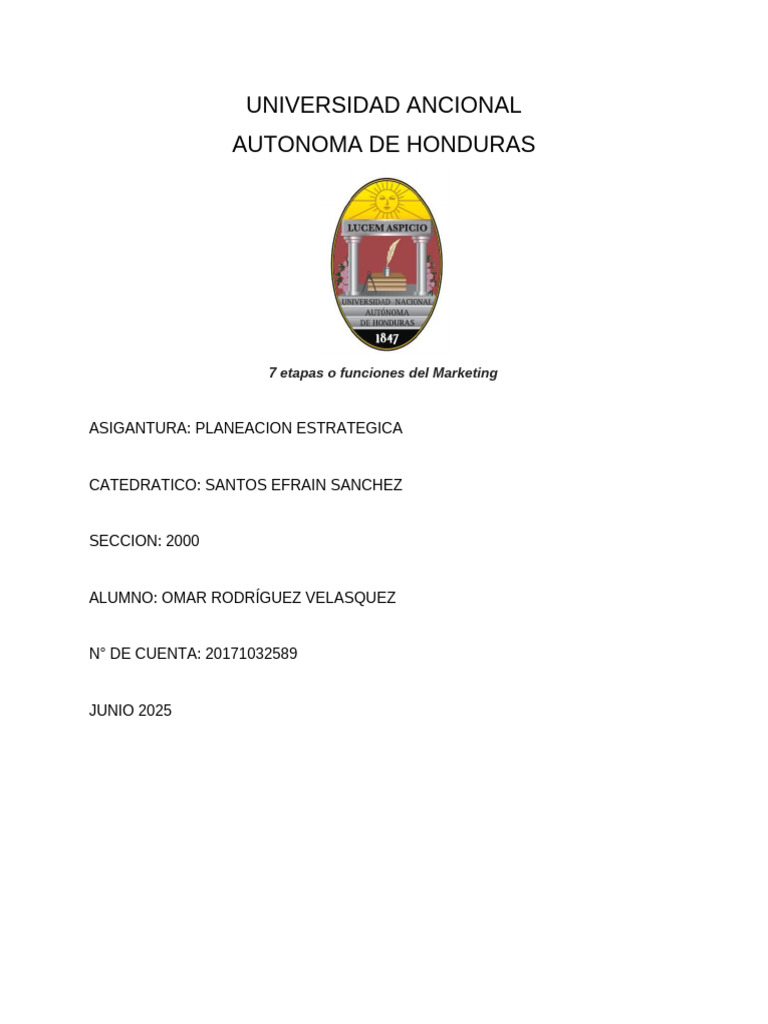 Velasquez Omar U3T2a1 | PDF | Marketing | Segmentación de mercado